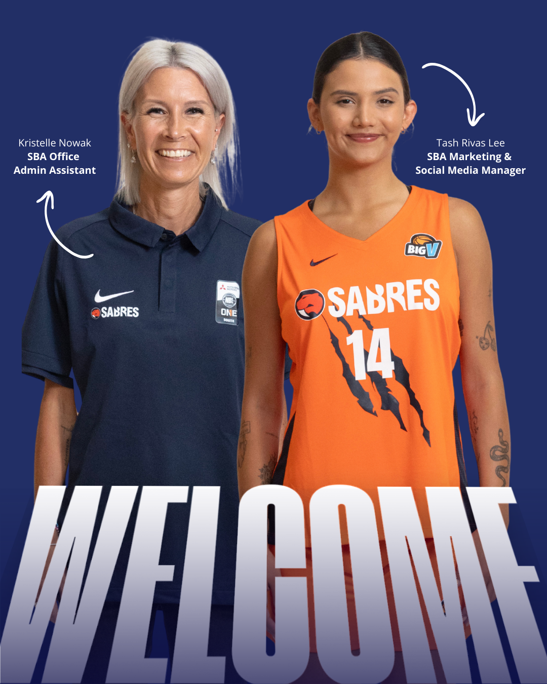Welcome Tash & Kristelle – Southern Basketball Association